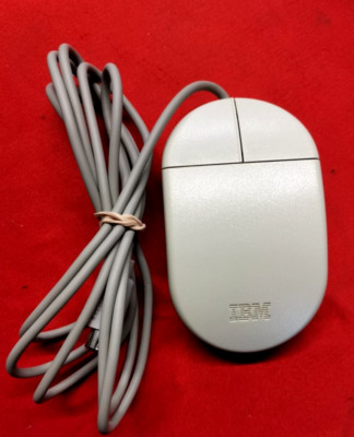 Vintage IBM 2 Button PS/2 Mouse Model 13H6690, Cleaned, Tested ...
