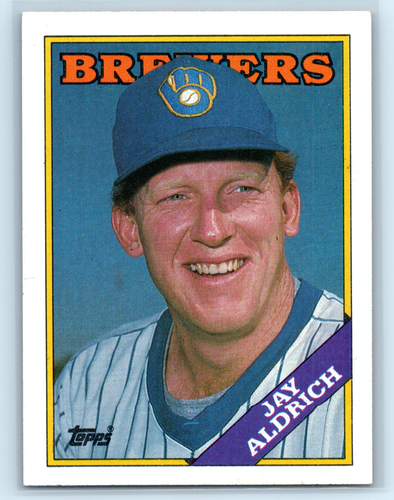1988 Topps Jay Aldrich #616 Rookie RC | eBay