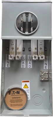 EATON 400 / 320 Amp Meter Base Socket Single Phase 324N Brand New UL ...