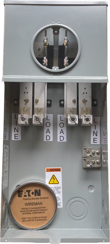 EATON 400 / 320 Amp Meter Base Socket Single Phase 324N Brand New UL ...