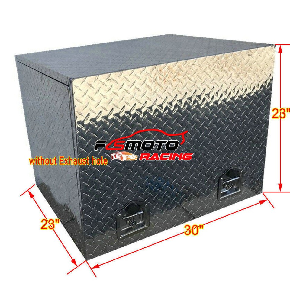 30"/35"L X23"WX23"H Aluminum Generator Tool Box Trailer Storage ...