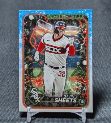 Gavin Sheets 2024 Topps Holiday Baseball Card #H93 Chicago White Sox | eBay