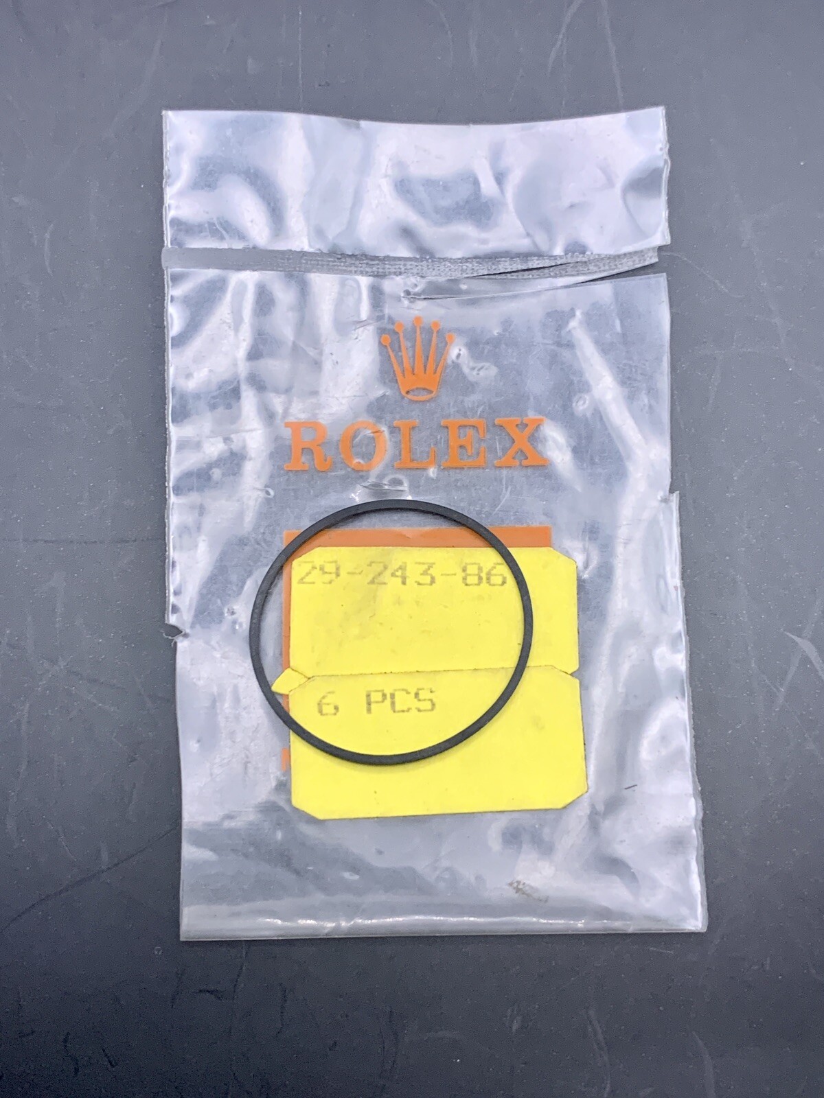 (1) Genuine Rolex Case Back Gasket 29-243-86 NOS 6824 6825 6827 6830 ...