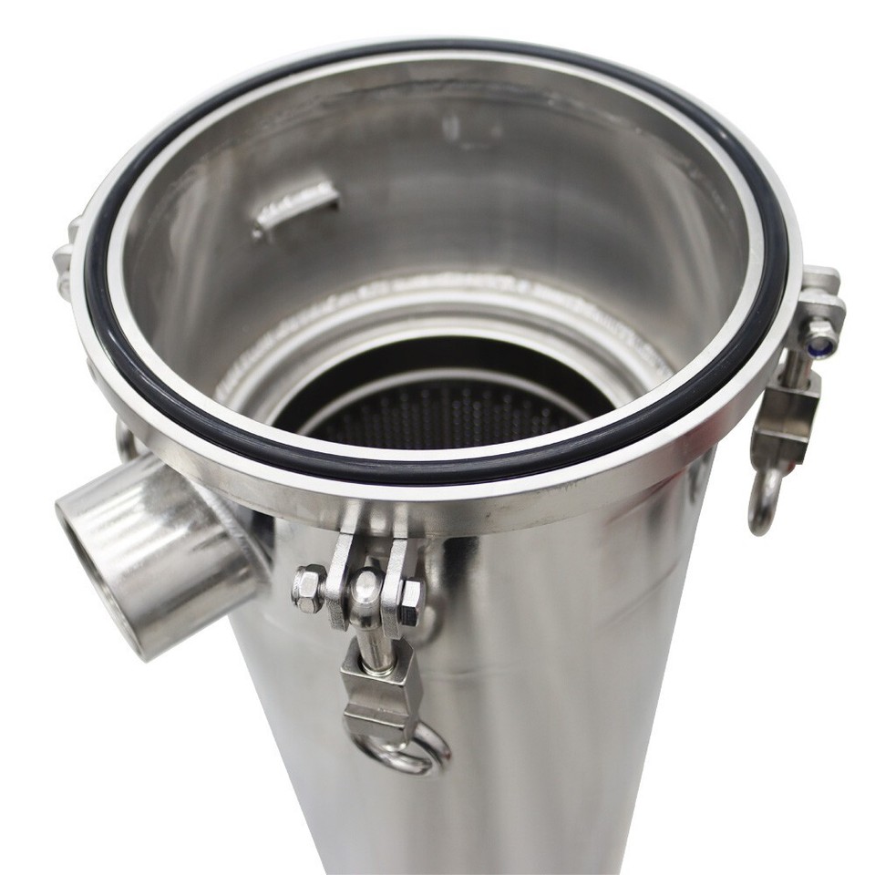 2" NPT Filter Housing with Bag Stainless Steel Sewage Filtration System ...