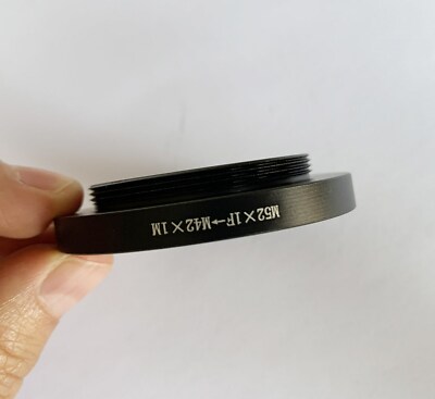 Helicoids Adapter M52 x1 Female to M42 x1mm Male Thread Camera ...