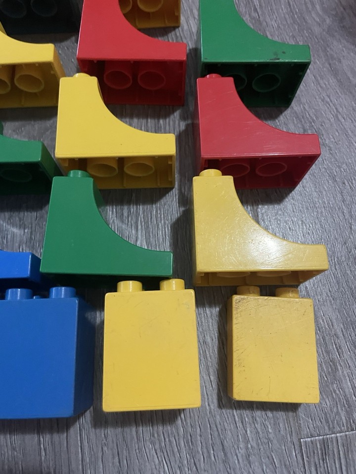 Vintage Lego Duplo Building Blocks x 63 - Mixed Shapes & Colours | eBay ...