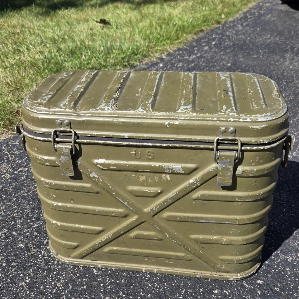 US Military Army Mermite Insulated Food Storage Cooler Container ...