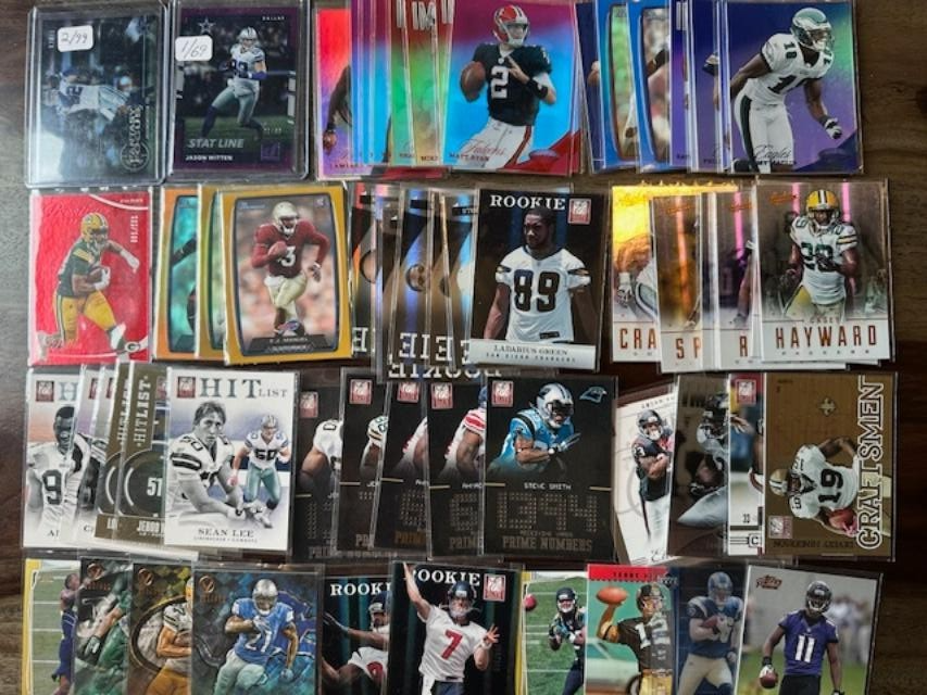 MASSIVE FOOTBALL CARD SALE- 1000+ CARDS! HOF, ROOKIES, STARS, #ED +++ A ...