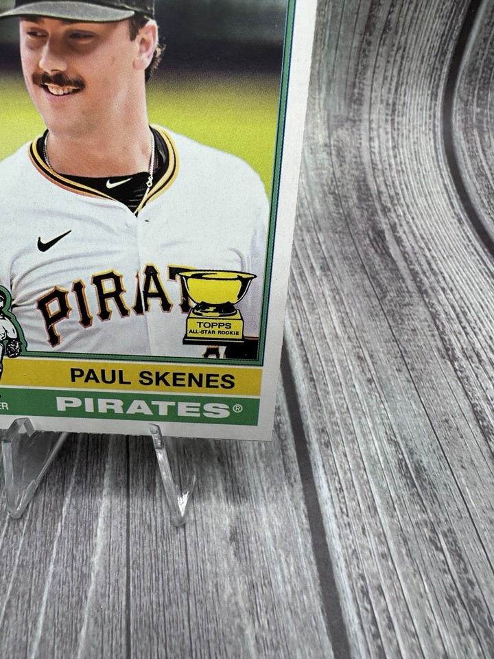 2025 Topps Heritage #60 Paul Skenes Alternate Cartoon Variation SSP ...