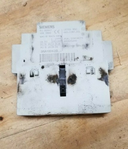 Siemens 3RA1924-2B Auxiliary Contact | eBay