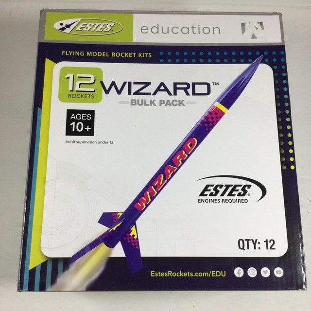 Estes Generic E2x 1764 BULK Pack 12 Flying Model Rocket Kits for sale ...