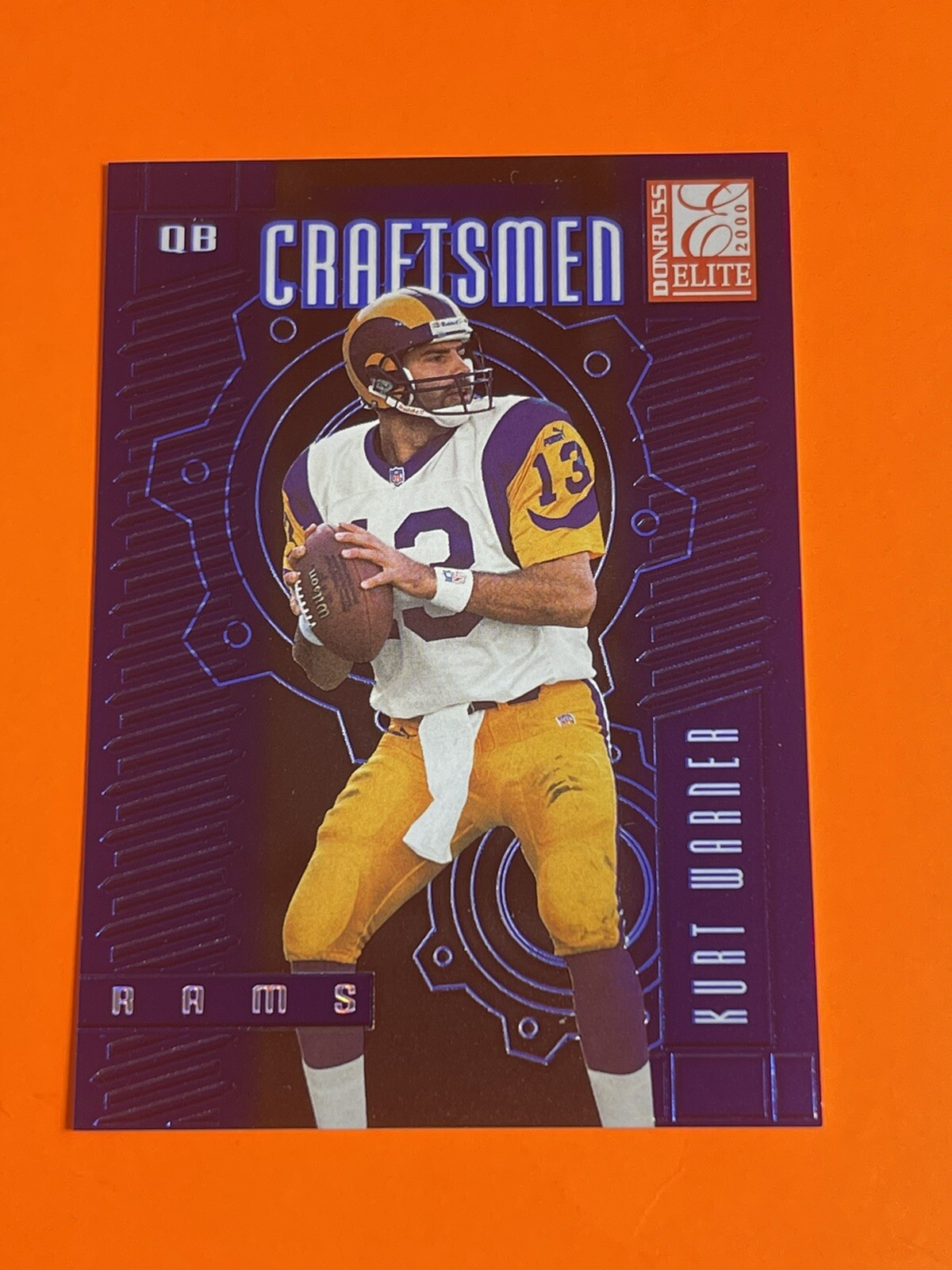 2000 Donruss Elite Craftsmen Kurt Warner /2500 Rams football card | eBay