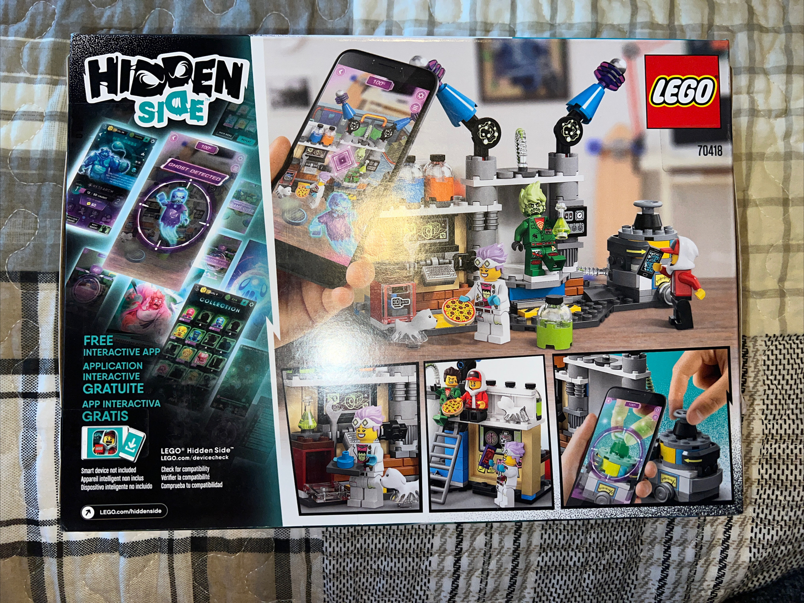 LEGO Hidden Side J.B.’s Ghost Lab 70418 Building Kit, Ghost Playset for ...