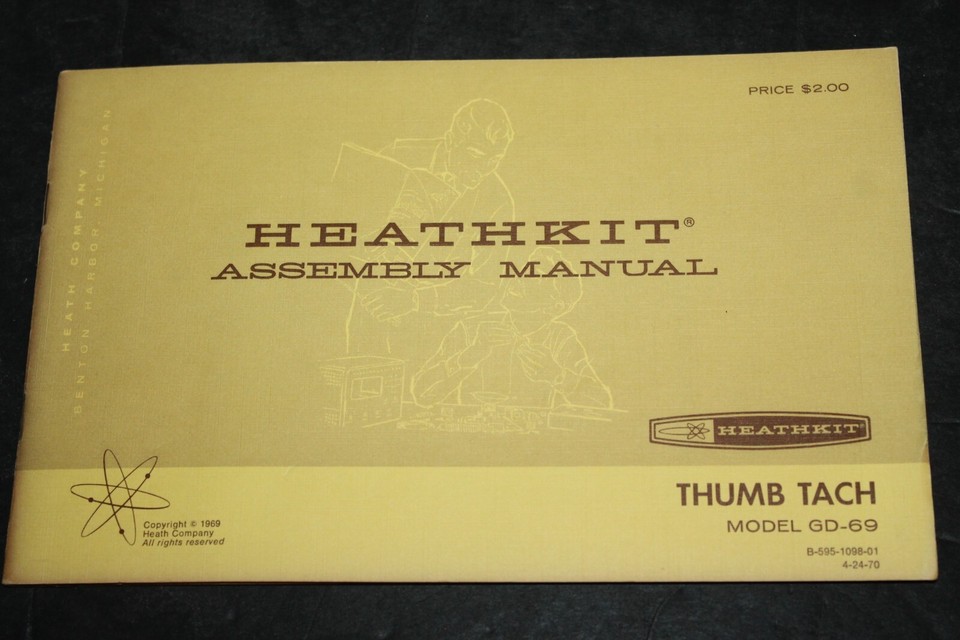 Lot of 4 HEATHKIT vintage assembly manuals (1967-1978) REDUCED | eBay