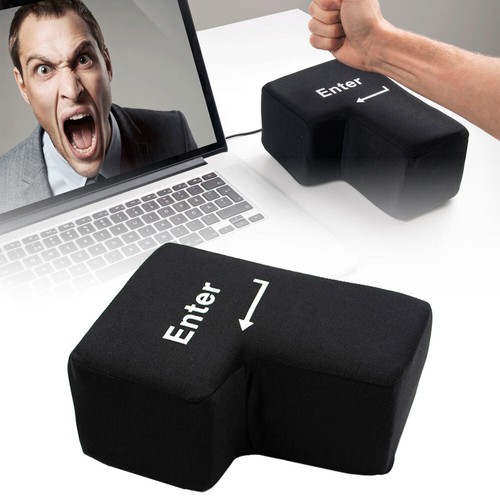Anti-Stress Computer Huge Enter Key Giant USB Keyboard Vent Button ...