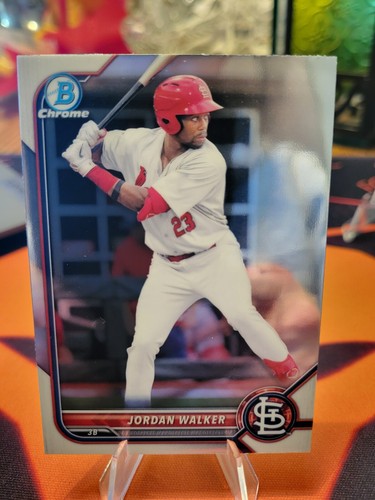 2022 Bowman Chrome Prospects Jordan Walker - Card #BCP-20 - St. Louis ...