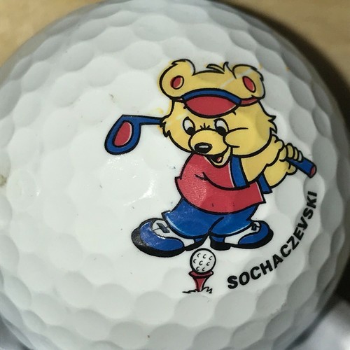 Teddy Bear Sochaczevski Logo Golf Ball (H-6-11) Collectible Ball | eBay