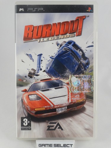 Burnout Legends Sony Psp Playstation Portable Pal Ita Original Complet ...