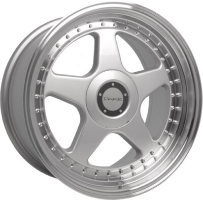 Alloy Wheels 17" Dare DR-F5 Silver Polished Lip For Seat Exeo ST 09-13 ...
