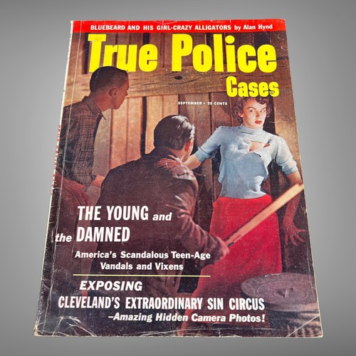 True Police Cases Magazine September 1954 – Vintage Crime Detective ...