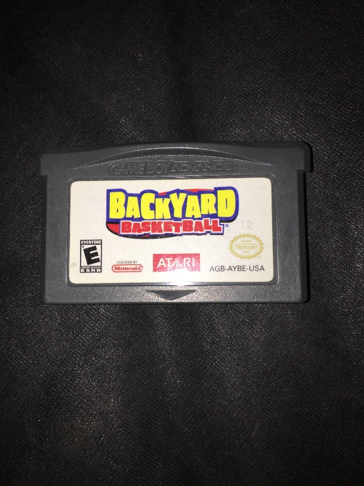 Backyard Basketball (Nintendo Game Boy Advance, 2004) Atari CLEANED ...