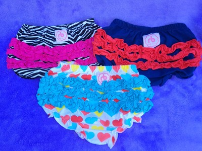 RUFFLE BUNS BABY GIRLS DIAPER COVERS SAFARI SWEETHEART MARITIME | eBay