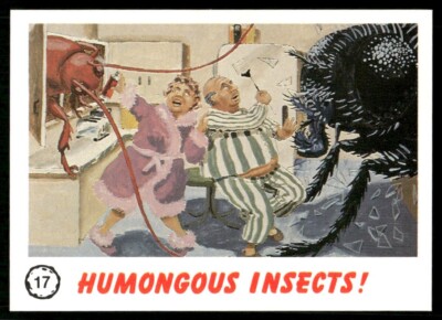 Humongous Insects Bugs 1986 Alien Monster Uranus Attacks Card #17 (NM ...