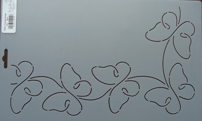 Stencil Quilting Promise Border RB44 3 1/2" 9cm QC butterfly ...