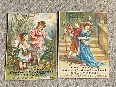 2 - John Hibbitt Trade Card - Ladies Anatomical Shoemaker - Phila., PA ...