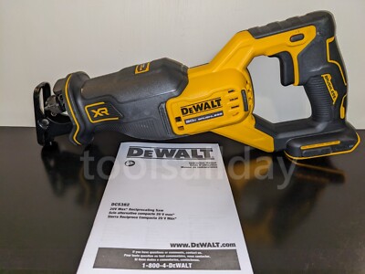 DEWALT DCS382B 20V MAX XR Li-ion Brushless Cordless Reciprocating Saw ...