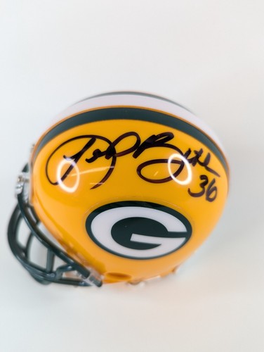 PACKERS Leroy Butler Signed Mini Helmet - NO COA - Autographed Green ...