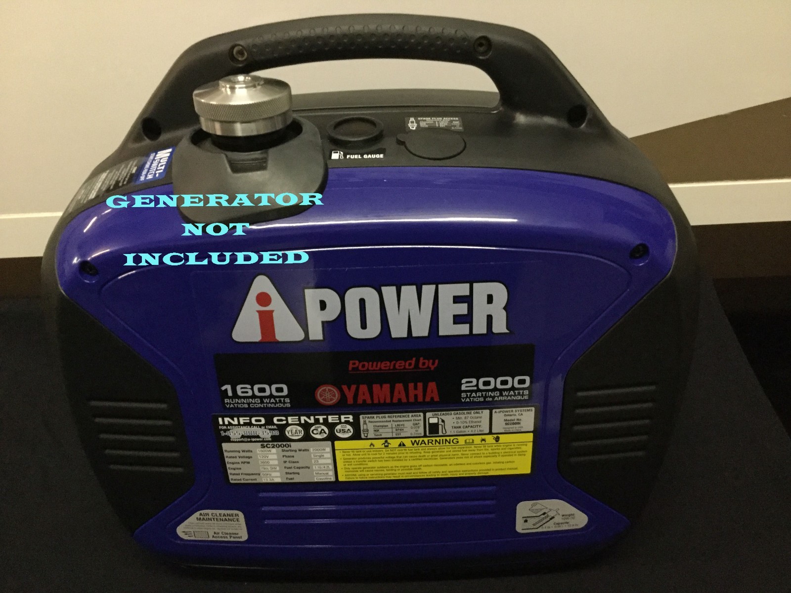 A-IPOWER SC2000i YAMAHA POWERED GAS INVERTER GENERATOR EXTENDED RUN ...