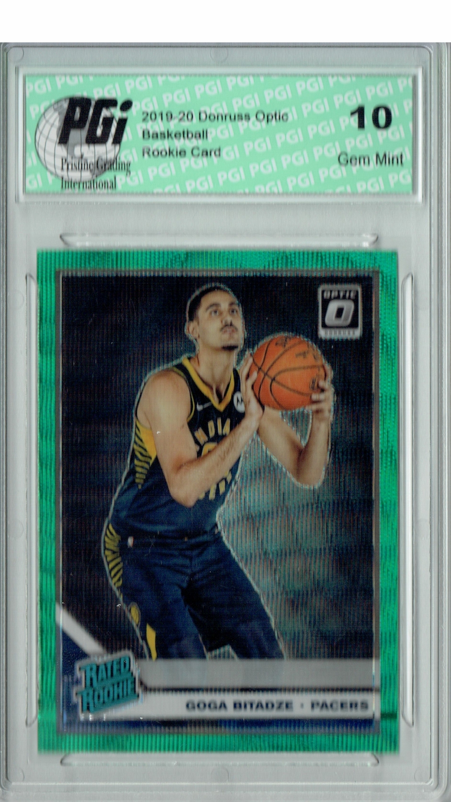 2019-20 Panini Donruss Optic - Rated Rookie Goga Bitadze #166 Green ...