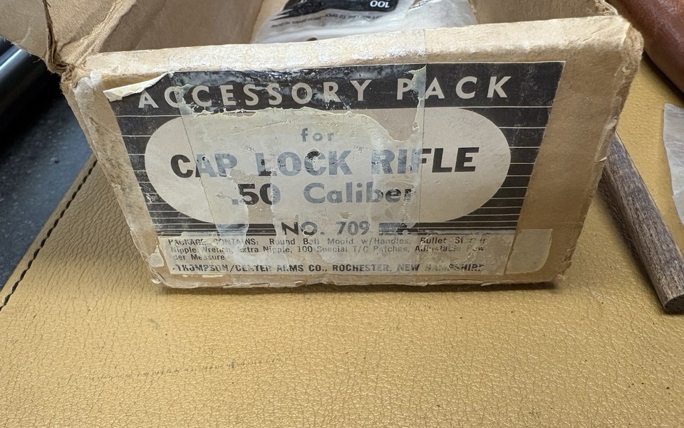 Vintage Thompson center 50 Caliber BP Shooting Kit. Bullet Mold. | eBay