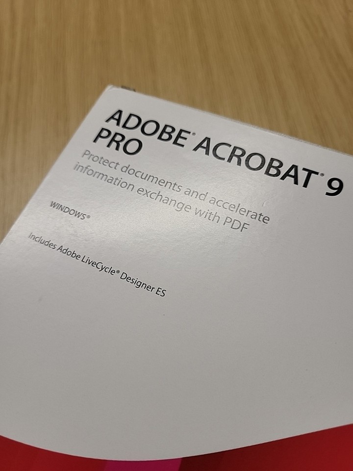 Adobe Acrobat 9 Pro Professional for Windows Upgrade Version | eBay UK