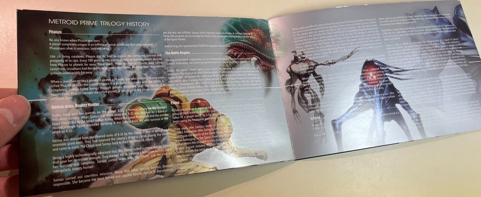 Metroid Prime Trilogy Collector's Edition Wii Video Game Steelbook Art ...