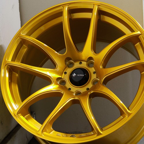 17x8 Vors TR4 5x114.3 35 Candy Gold Wheels Rims Set(4) 73.1 | eBay