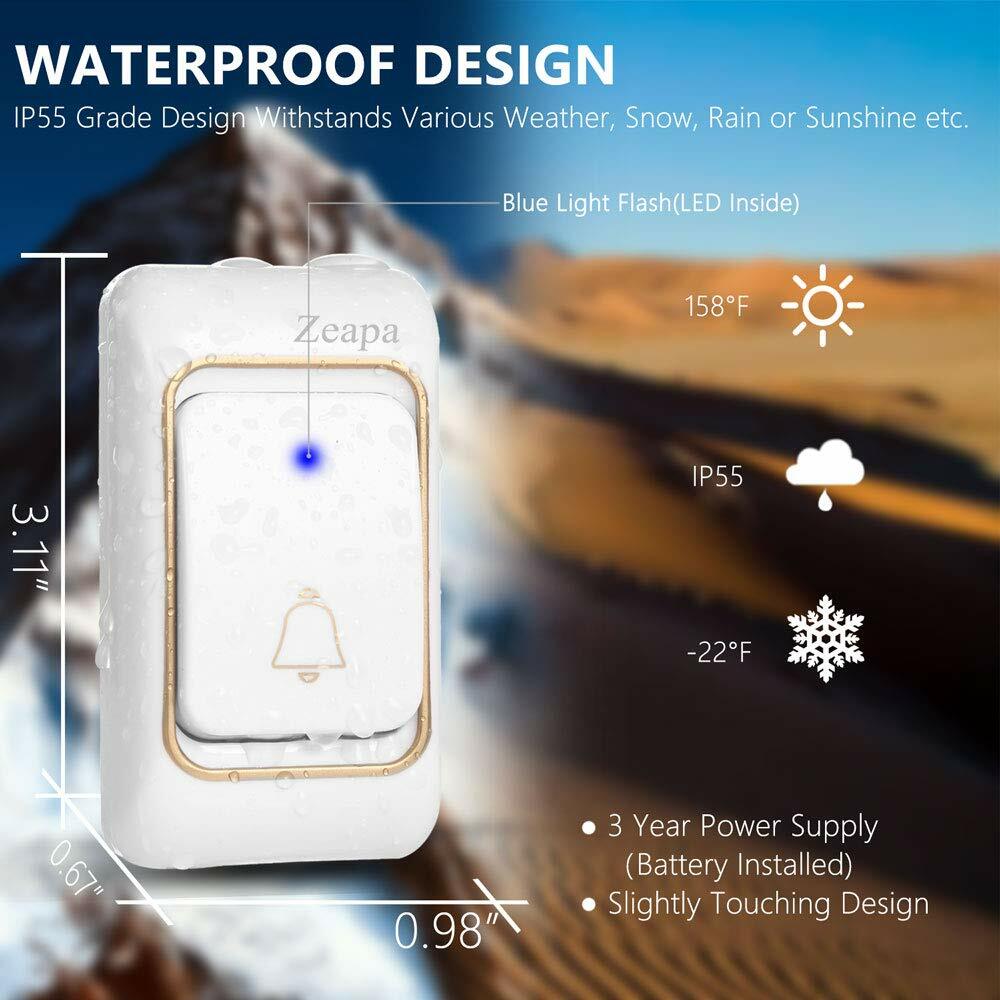 #1 Timbre Inalambrico Timbres De Casa Alarma Para Puerta Sensor Negocio ...