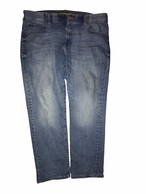 Lee Jeans Extreme Motion MVP Mens 38x29 Straight Fit Tapered Light Wash ...