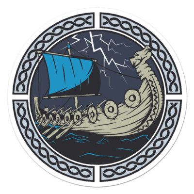 Viking Ship, Vinyl Decal Sticker, Indoor Outdoor, 3 Sizes, #11476 | eBay