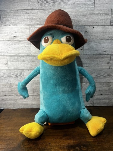 Disney Store Secret Agent Perry Phineas & Ferb's The Platypus Plush ...