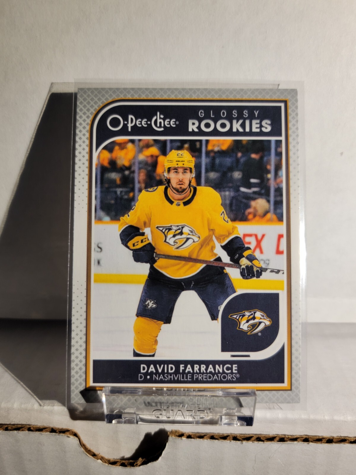 2021-22 UD SERIES 2 DAVID FARRANCE GLOSSY ROOKIE R-19 PREDATORS | eBay