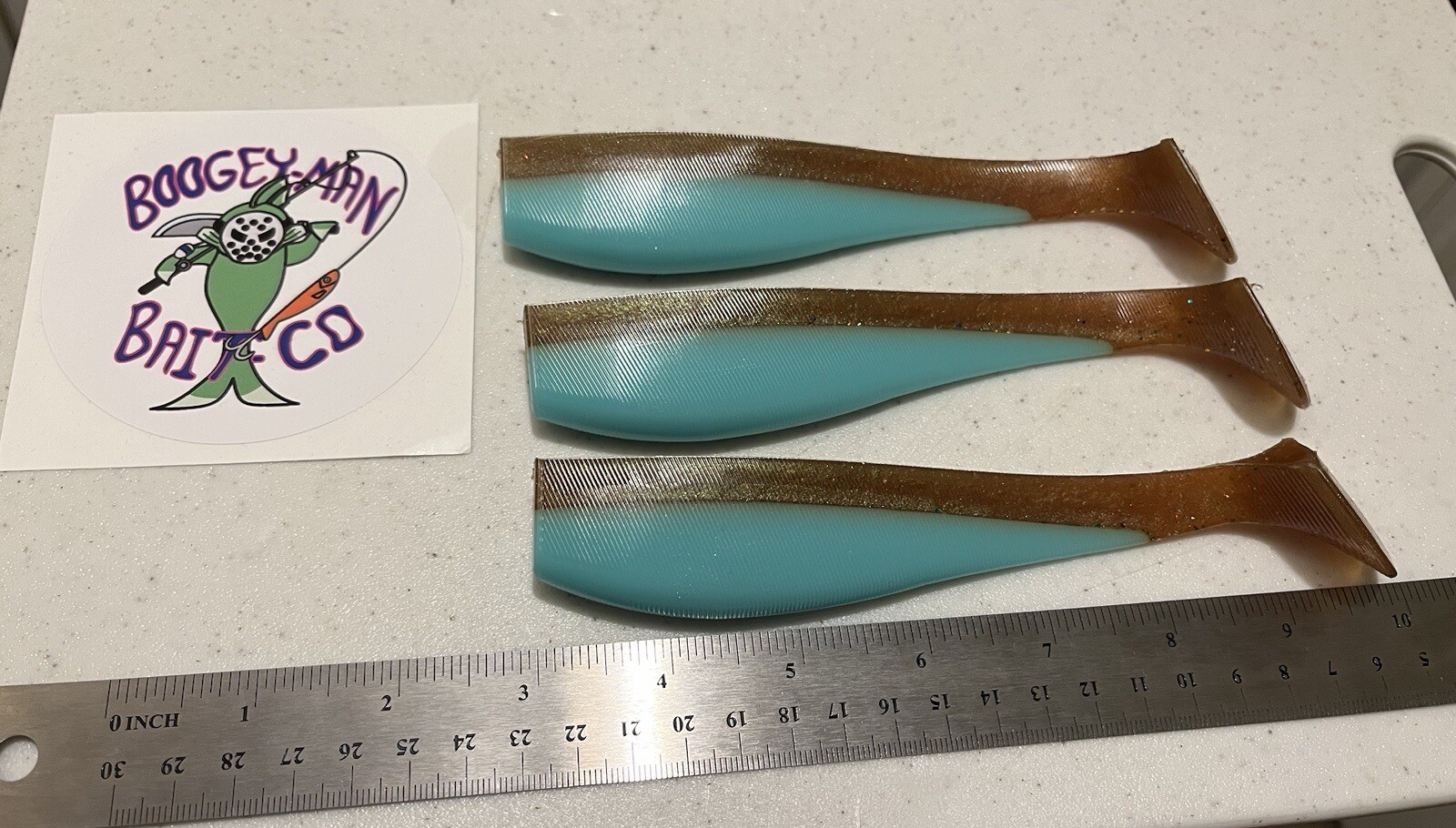 Boogey Man Bait Co. Ling Cod Lingcod Rockfish Tuna Bait 7” Swimbait ...