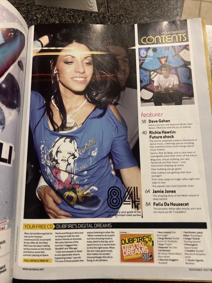 Mixmag Dance Music Magazine November 2007 Sex Clubs EDM Drugs, DJing ...