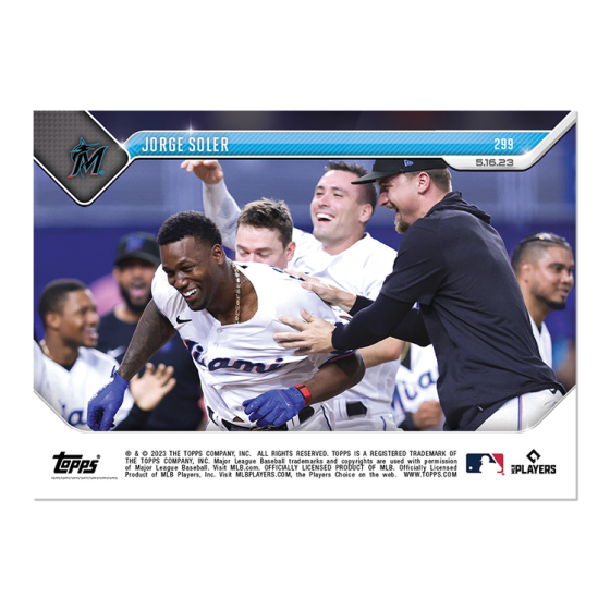 Jorge Soler 2 Run Walk-Off - 2023 MLB TOPPS NOW Card 299 | eBay