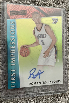 2016-17 Domantas Sabonis Aficionado Artist’s RC Auto First Impressions ...
