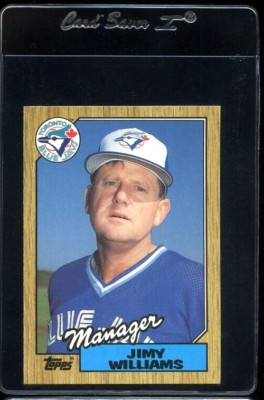 1987 TOPPS TIFFANY #786 JIMY WILLIAMS TORONTO BLUE JAYS MANAGER | eBay