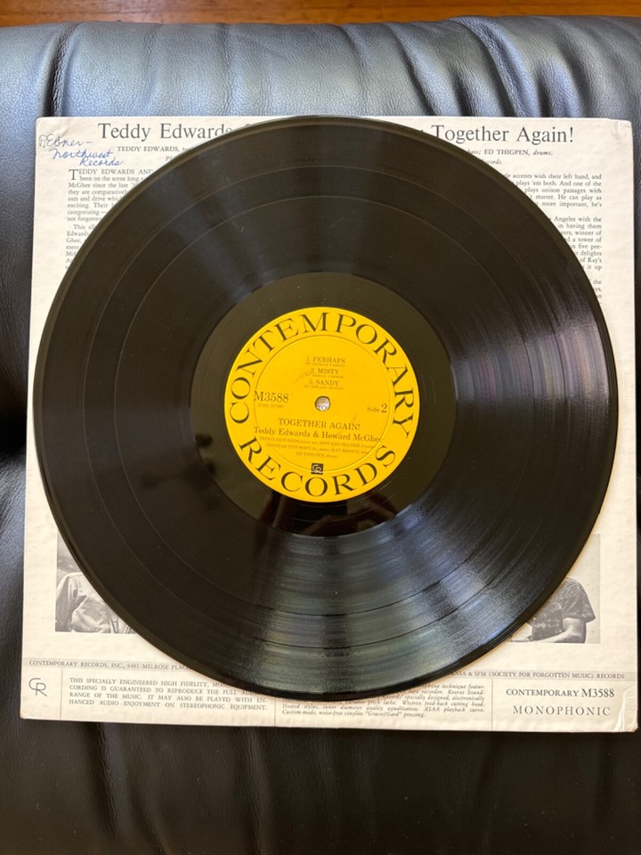 Teddy Edwards Howard McGhee - Together Again 1961 Contemporary Mono VG+ ...