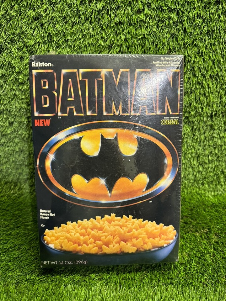 Vintage Factory Sealed Package Ralston Batman Cereal with Plastic Coin ...