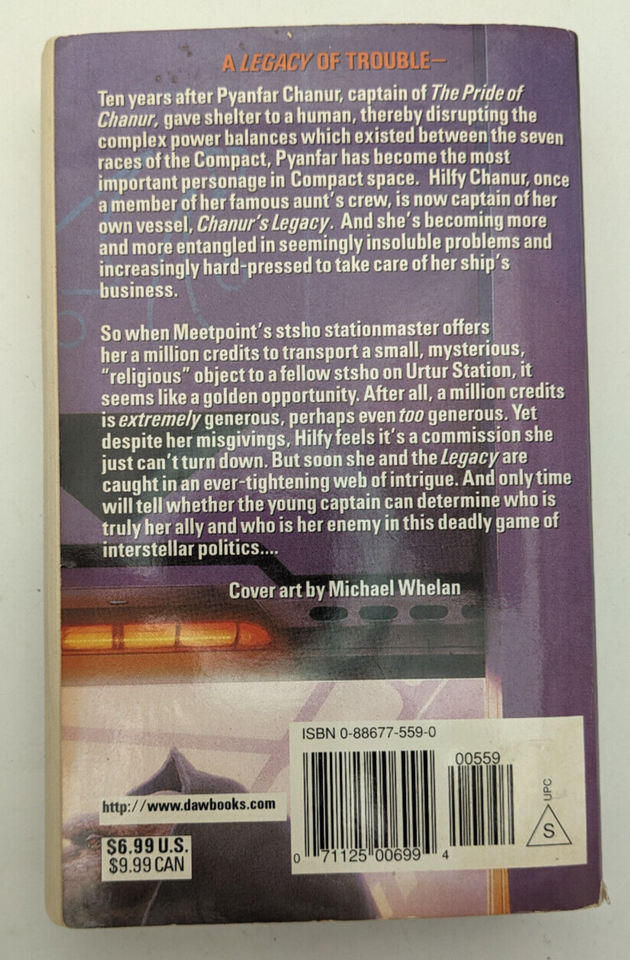 Chanur's Legacy by C. J. Cherryh (1992, Trade Paperback) SIGNED ...